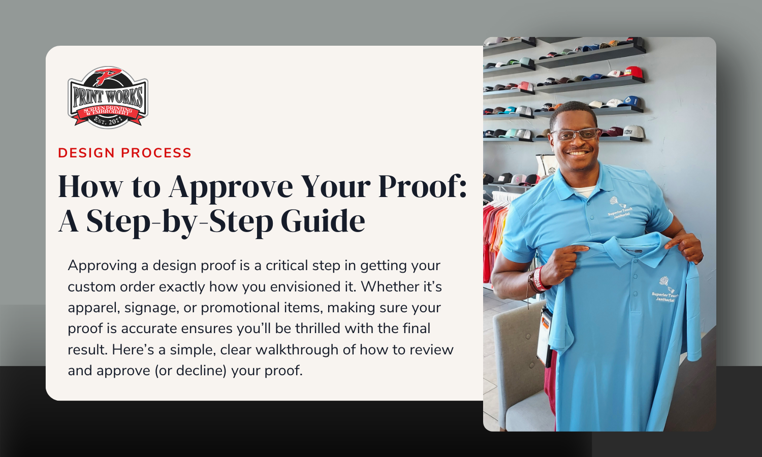 Your Design, Done Right: The Proof Approval Process Explained – Print Works